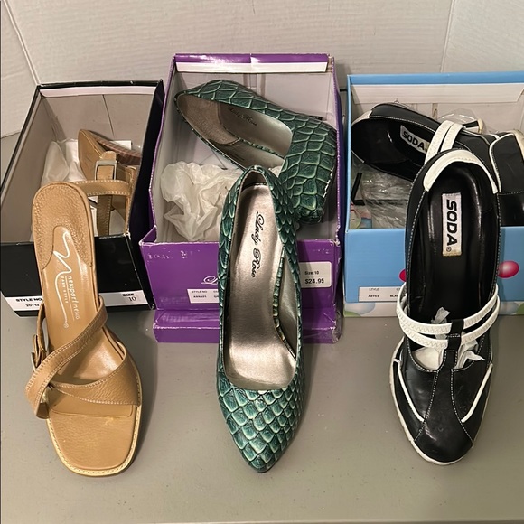 Multiples | Shoes | Multiple Shoes In Blackwhite Snake Print And Beige ...